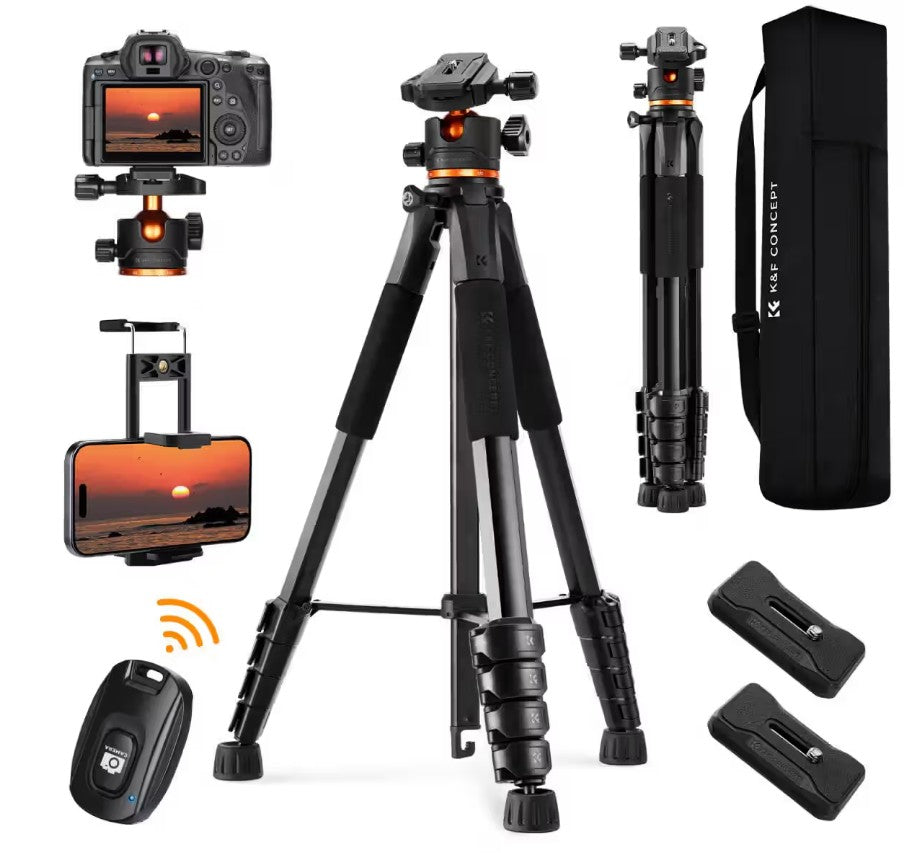 K&F Concept Smart Lightweight Camera & Phone Tripod – NextGenFinds